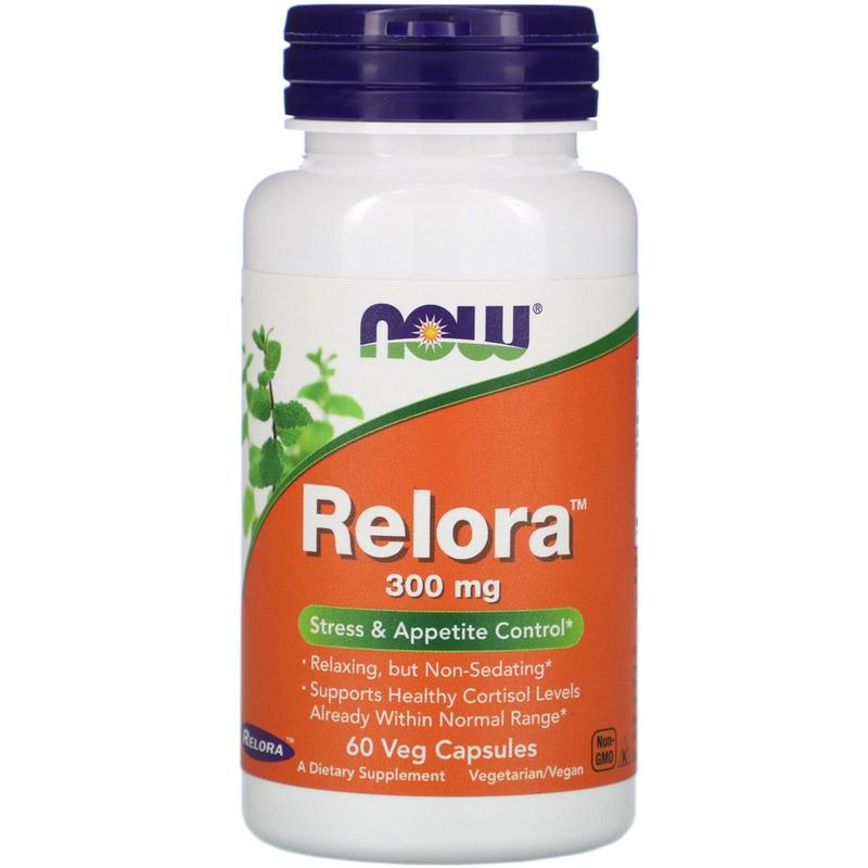 NOW Foods, Relora, 300 mg, 60 Cápsulas Vegetais - Nutricosméticos ...