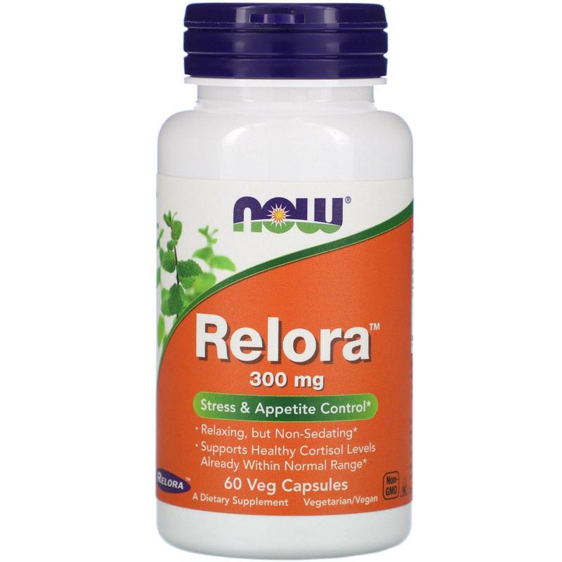 NOW Foods, Relora, 300 mg, 60 Cápsulas Vegetais - Fitoterápicos ...
