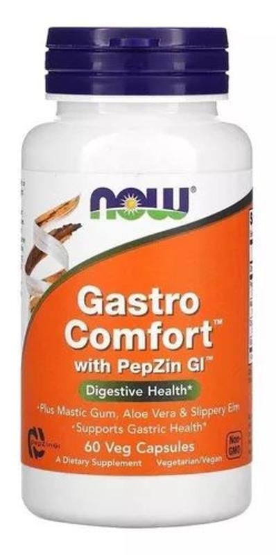 Now Foods Suplemento Alimentar, Gastro Confort - 60 Cápsulas ...