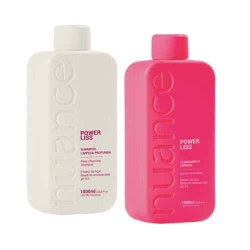 Nuance Escova Progressiva Semi Definitiva Power Liss kit - Nuance Professional - Kit de ...