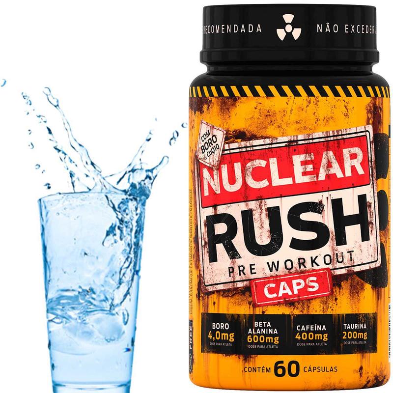 Nuclear Rush - 60 Capsulas - Bodyaction - Pré Treino - Magazine Luiza