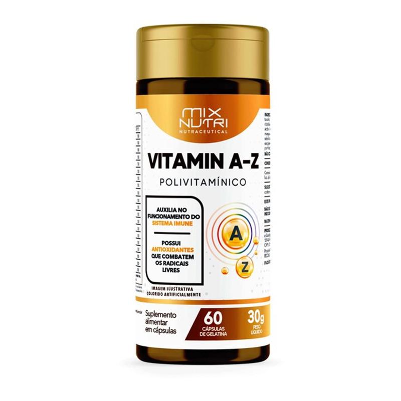 Nutraceutical vitamin a z - polivitaminico (60caps) mix nutri ...