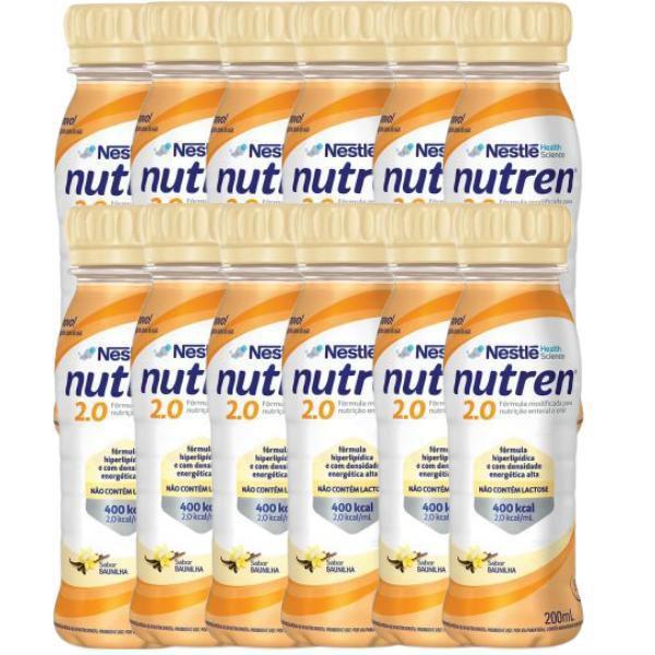 Nutren 2.0 Baunilha - 12 Unidades - Nestle - Complemento Alimentar ...
