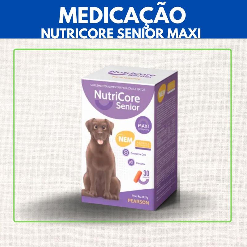 Nutricore senior maxi cx 30cap - Pearson - Vitaminas e Suplementos para ...