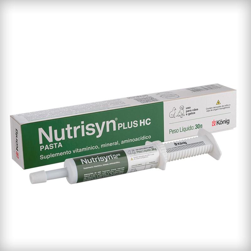 Nutrisyn Plus HC em Pasta König Suplemento Alimentar - 30 g - Vitaminas ...