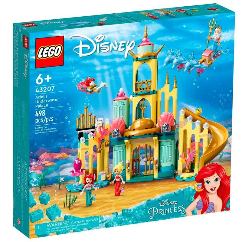 O Palácio Subaquático Da Ariel 498 Peças 43207 - Lego - Brinquedos de ...