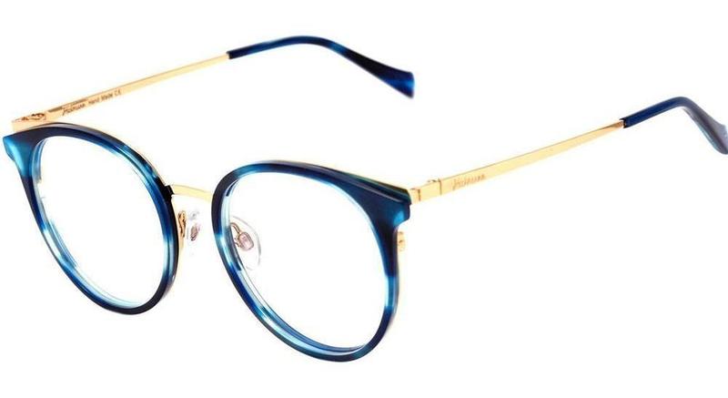 Óculos Armação Hickmann Hi1069 E02 Feminino Azul - Armação de Óculos ...