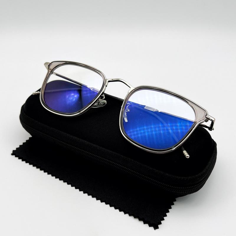 Óculos Filtro Luz Azul Metal Retrô Blue Ray Blocker Descanso ...