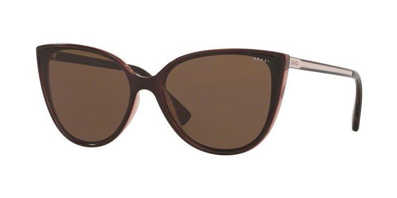 Óculos Grazi Massafera GZ4035 G700 Marrom Lente Marrom Tam 61 - Óculos ...