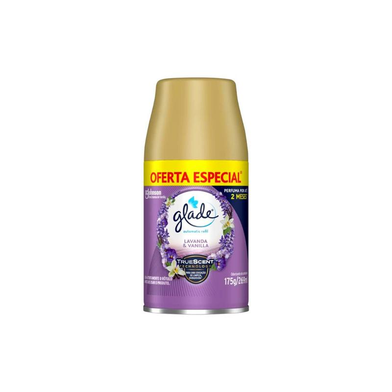 Odorizador de Ambiente Spray - Refil Glade Automatic - Lavanda ...