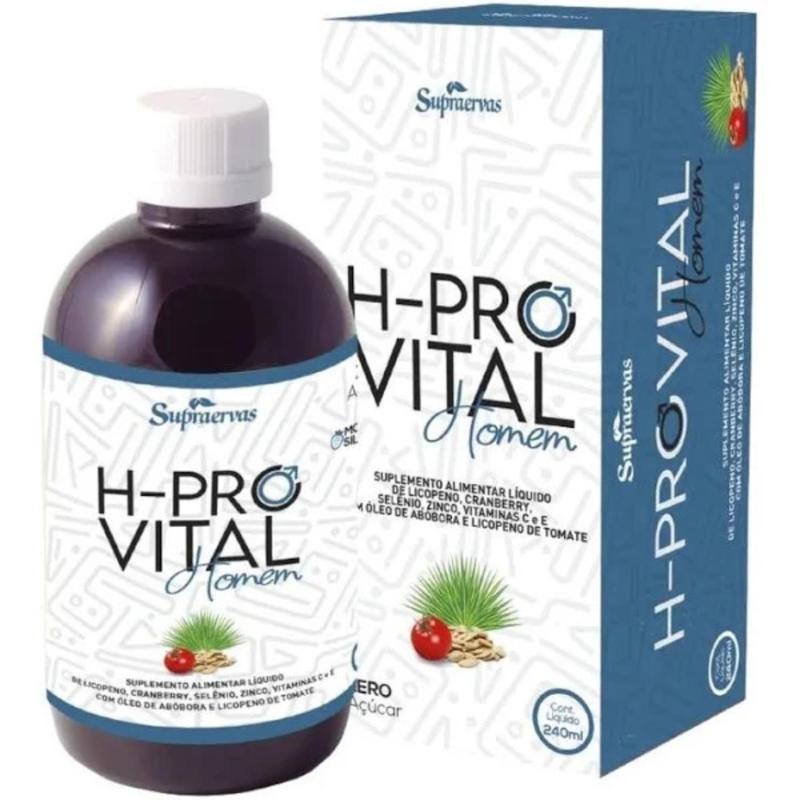 Oleo Abobora Licopeno Zinco Vitaminas H-Pro Vital homen 1 frasco 240 ml ...