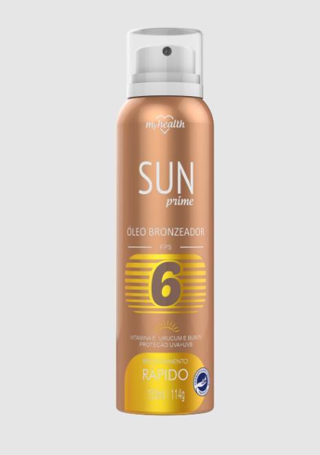 Óleo Bronzeador FPS6 Sun Prime My Health 150ml - Bronzeador - Magazine ...