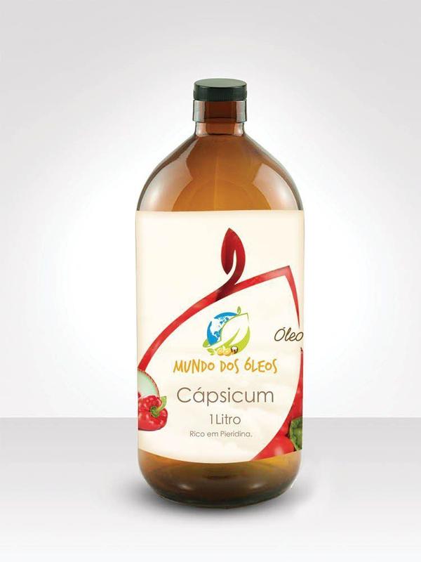 Oleo de Capsicum - Frasco com 1 Litro - Mundo dos Óleos - Óleo Corporal ...