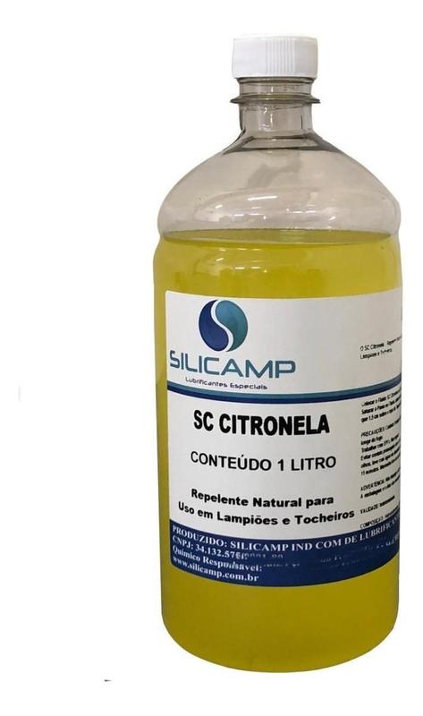Óleo De Citronela Para Tocha Lamparina Repelente Natural 1L - Silicamp ...