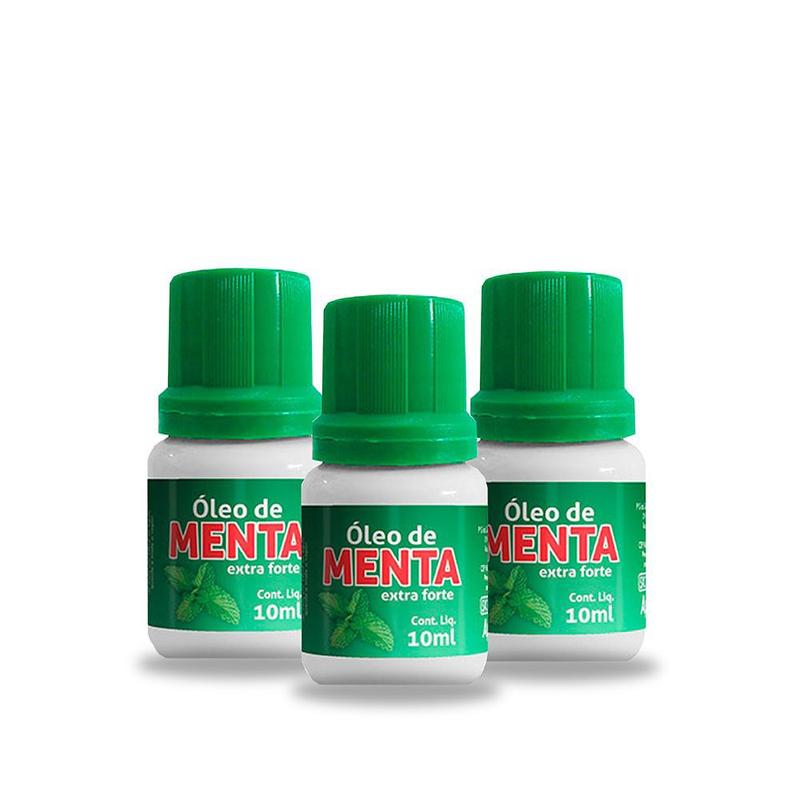 Óleo de Menta Extra Forte Kit 3 unidades 10ml - Dna Verde - Apisnutri ...