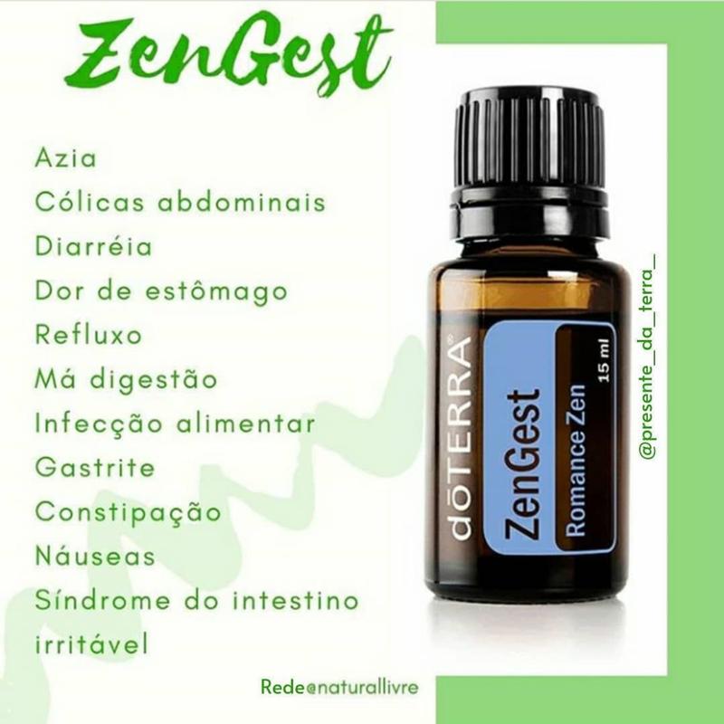 Óleo Essencial ZenGest doTERRA 15ml - Óleos Essenciais - Magazine Luiza