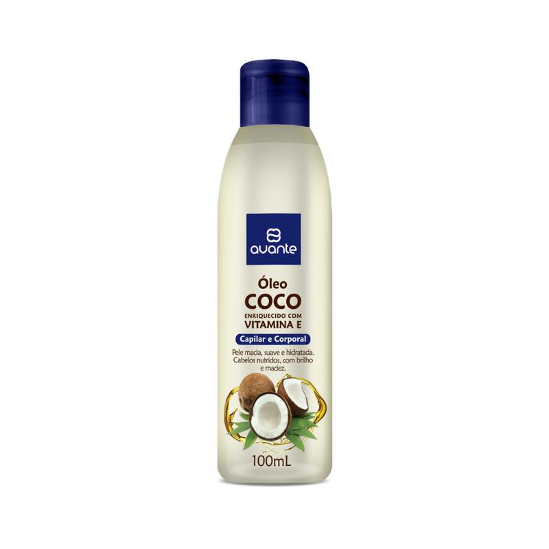 Óleo Hidratante Corporal e Capilar de Coco Avante 100ML - Óleo Capilar ...
