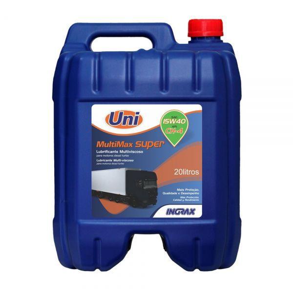 Óleo Lubrificante 20 Litros Multimax Super 15w40 Ch4 Uni ...