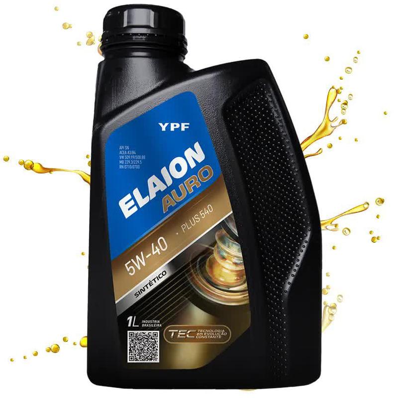 Óleo Motor 5w40 SN Sintético Elaion Auro Plus F50 - YPF - Lubrificantes ...