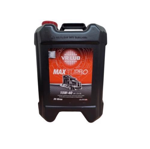 Óleo motor diesel 15w40 vr lub max turbo - balde 20 litros ...