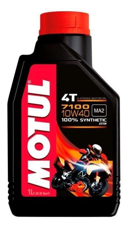 Oleo Motul 4T 10W40 7100 Ester Api Sl/Sm/Sn Top - Óleo Corporal ...