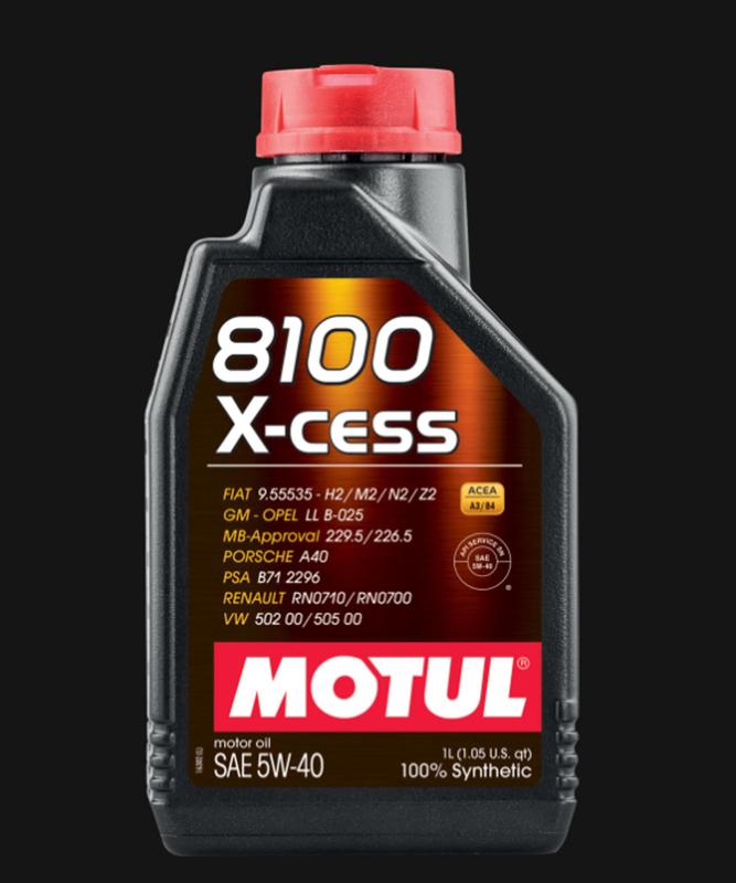 Óleo Motul 8100 X-cess 5w40 1-litro Alta Potência 100% Sint ...
