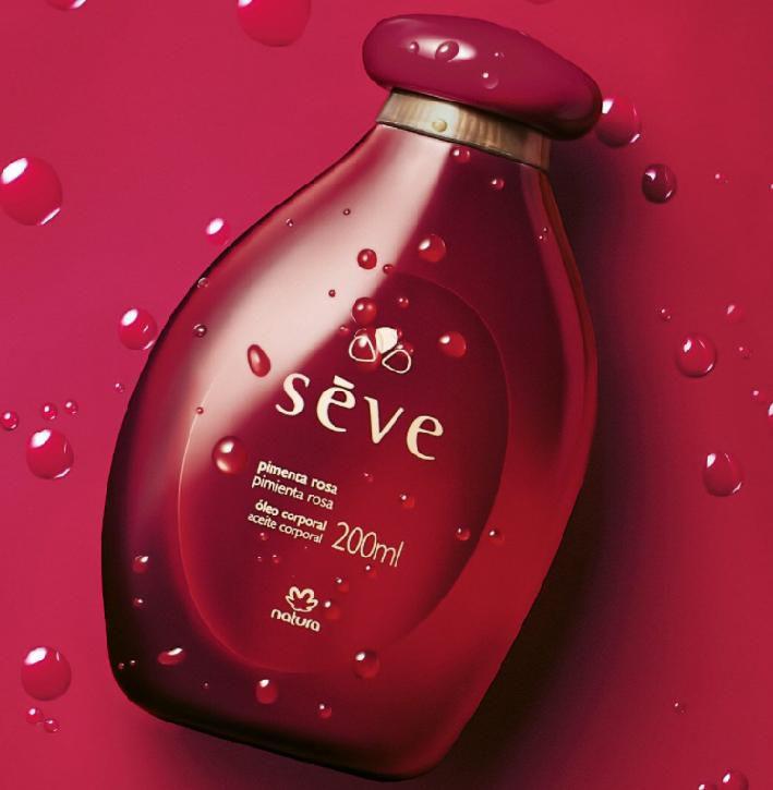 Óleo Sève Pimenta Rosa Natura Desodorante Corporal Hidratante - Óleo ...