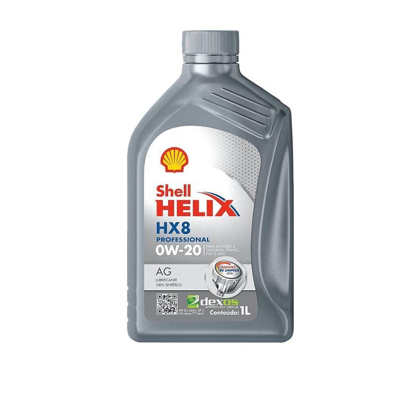 Oleo Shell helix HX8 professional 0w20 Sintético 1lt - Lubrificantes ...