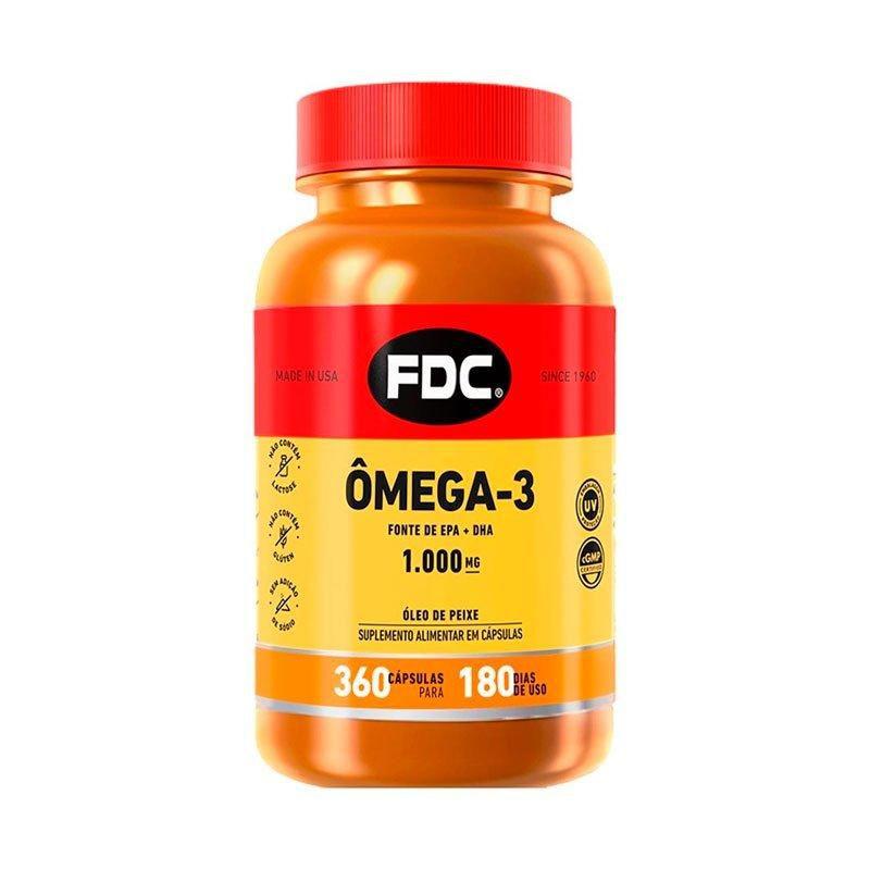 Ômega-3 1.000mg FDC Fonte de EPA+DHA 360 Cápsulas - Ômega 3 / Óleo de Peixe - Magazine Luiza