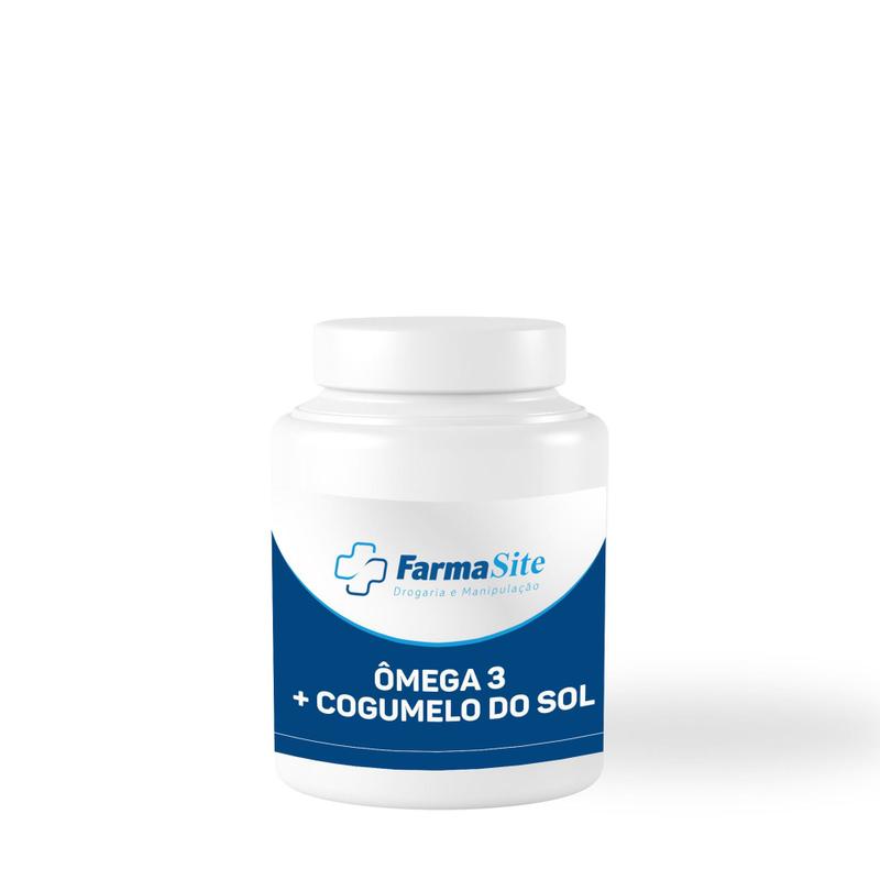 Ômega 3 1000mg + Cogumelo Do Sol 300mg - 60 Cápsulas - farmasite ...