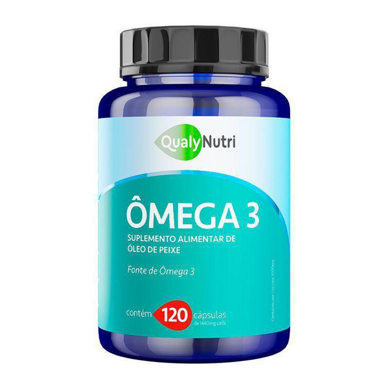 Ômega 3 120 cápsulas - QUALY NUTRI - QualyNutri - Ômega 3 / Óleo de ...