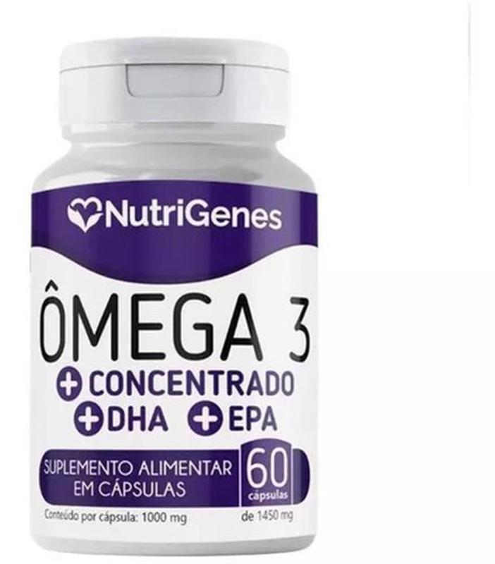 Ômega 3 (concentrado Dha Epa) Cápsula 60 - nutri genes - Ômega 3 / Óleo ...