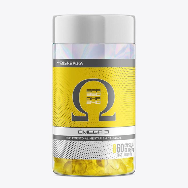 Ômega 3 EPA 360 DHA 240 1450mg 60 cápsulas - Cellgenix - Ômega 3 / Óleo ...