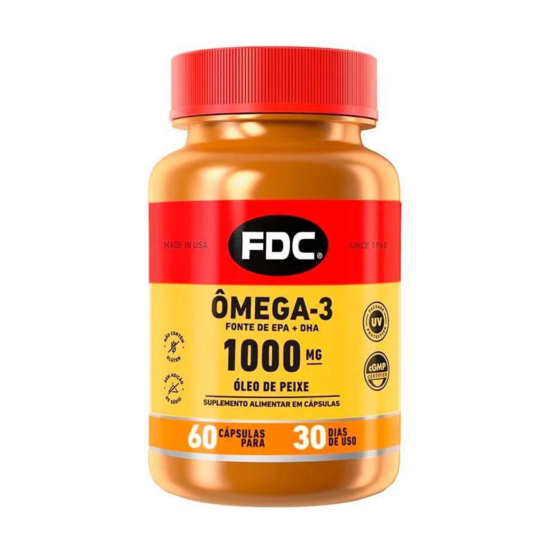 Ômega 3 FDC 1000mg 60 Cápsulas - Ômega 3 / Óleo de Peixe - Magazine Luiza