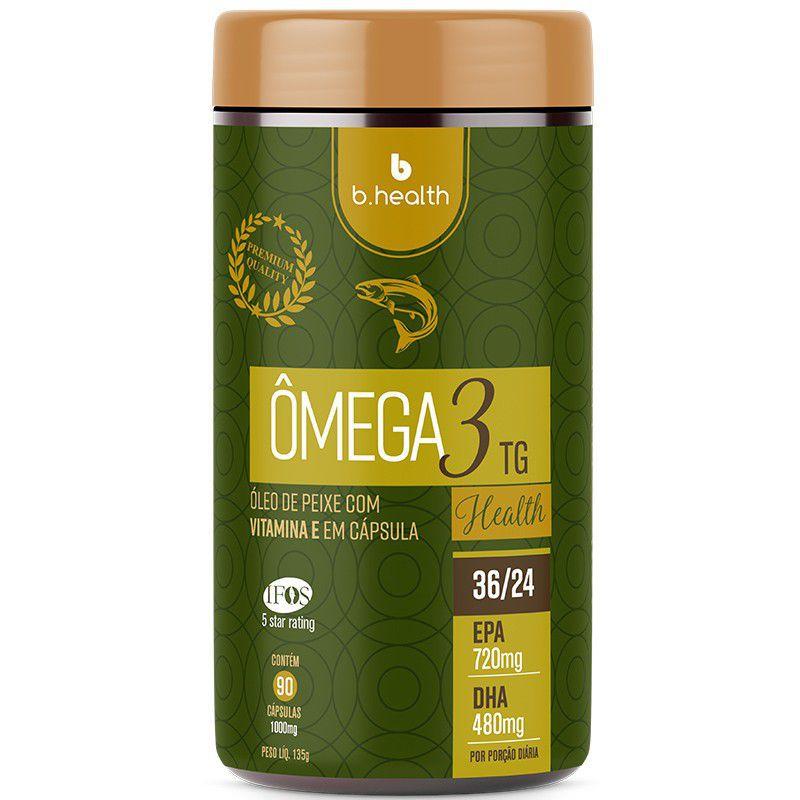 Ômega 3 health 36/24 - 90 cápsulas - B.HEALTH - Ômega 3 / Óleo de Peixe ...