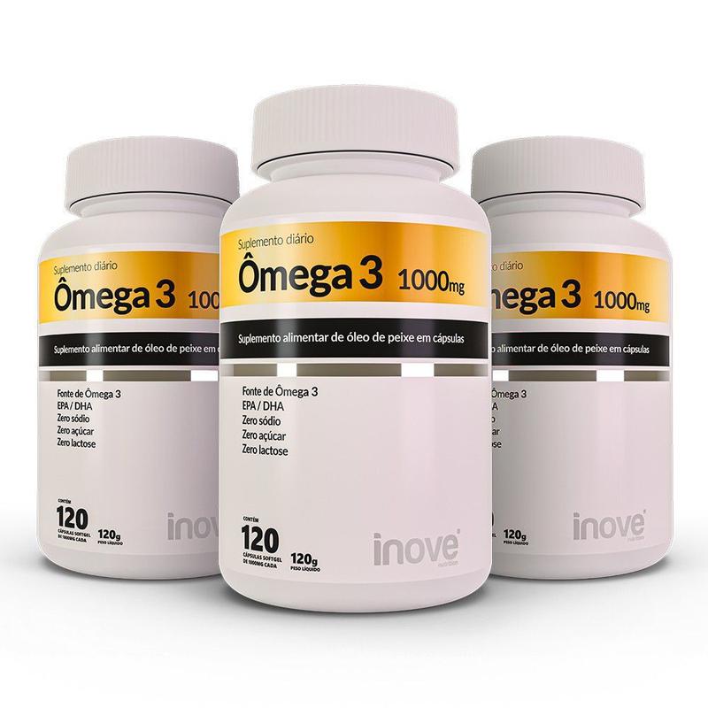 Omega 3 MEG3 1000mg 3uni 120caps Inove Nutrition - Ômega 3 / Óleo de ...