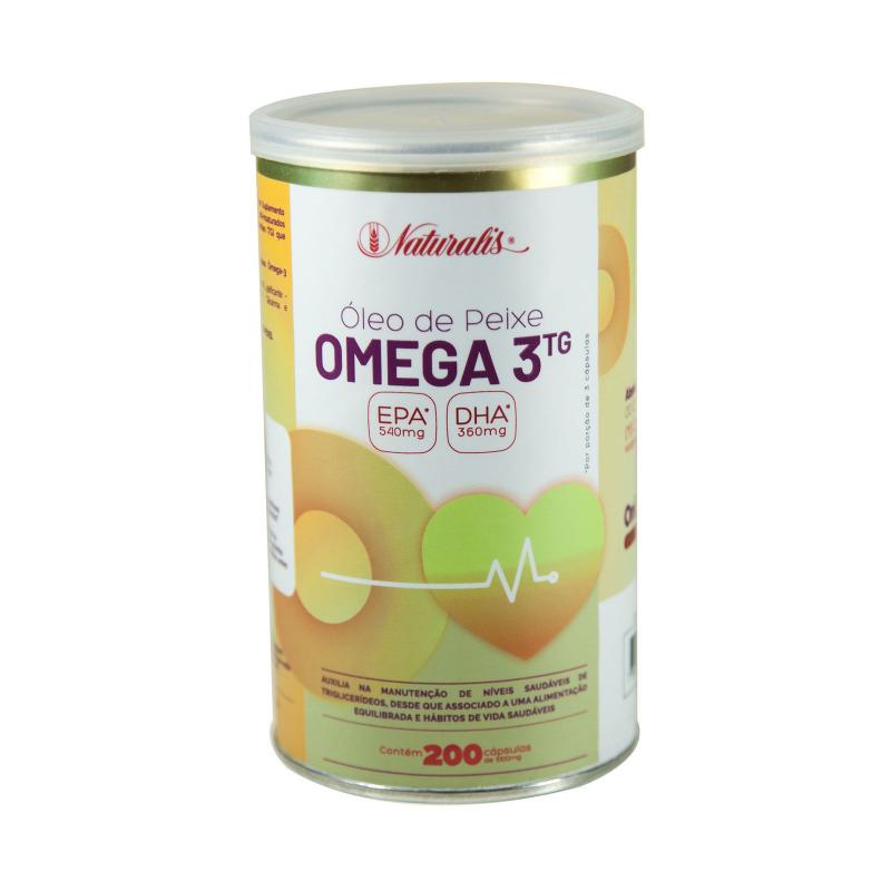 Ômega-3 Naturalis Óleo de Peixe Tradicional 200 Cápsulas - Ômega 3 ...