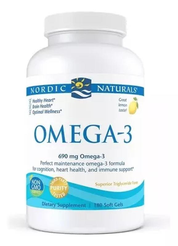 Omega 3 - Nordic Naturals Dha 690mg - 120 Softgels - Ômega 3 / Óleo de ...