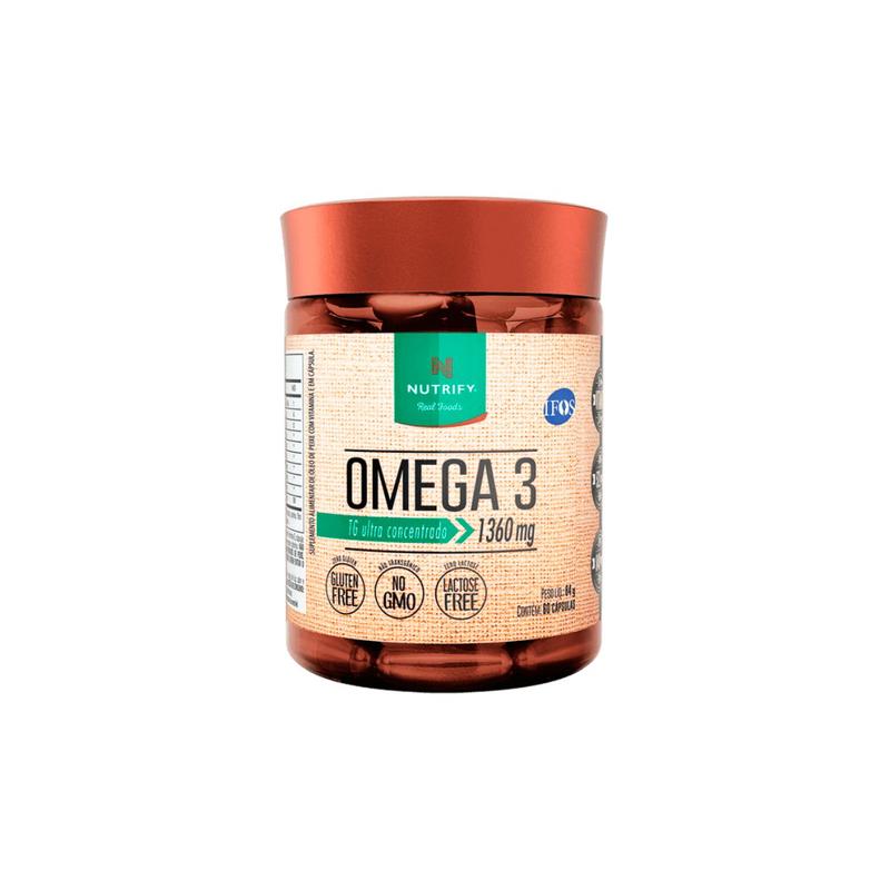 Omega 3 nutrify - 60 capsulas - Ômega 3 / Óleo de Peixe - Magazine Luiza
