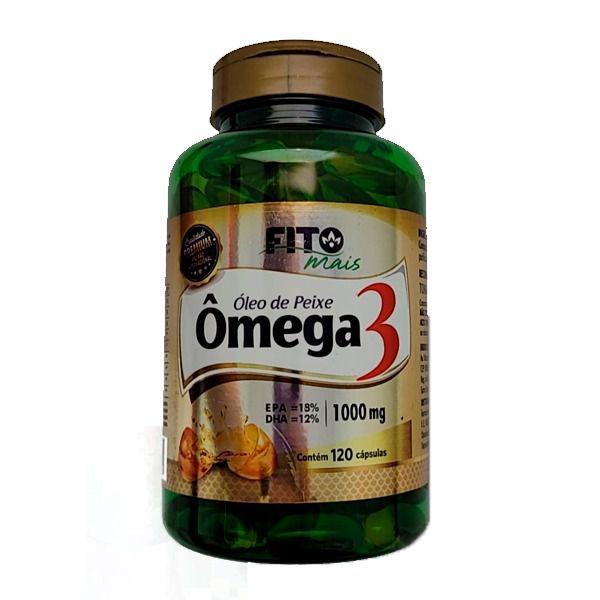 Ômega 3 Óleo de Peixe Fito Mais 1000mg 120 Cápsulas - Ômega 3 / Óleo de ...