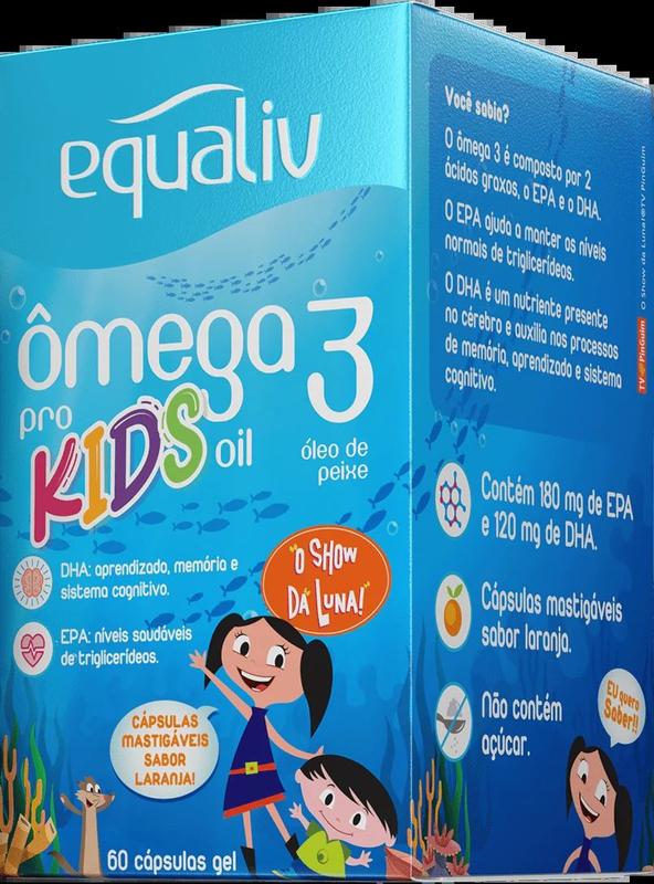 Omega 3 Pro Kids Oil Concentrado Epa E Dha Equaliv 30 Cps - Ômega 3 ...