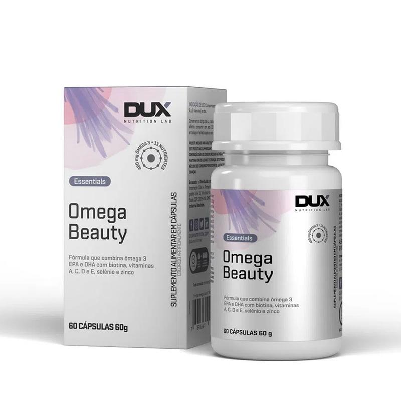 Omega beauty 60 capsulas - dux nutrition lab - Ômega 3 / Óleo de Peixe ...