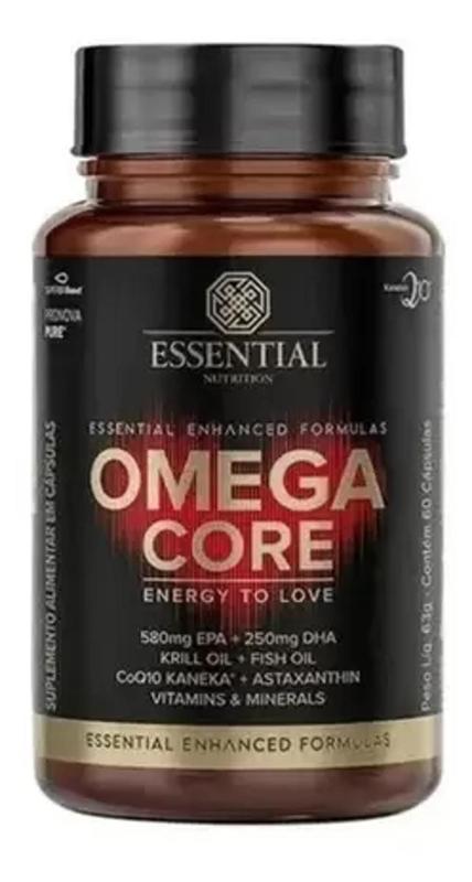 Ômega Core Energy Coq10 Ômega 60 Cápsulas - Essential - Essential ...
