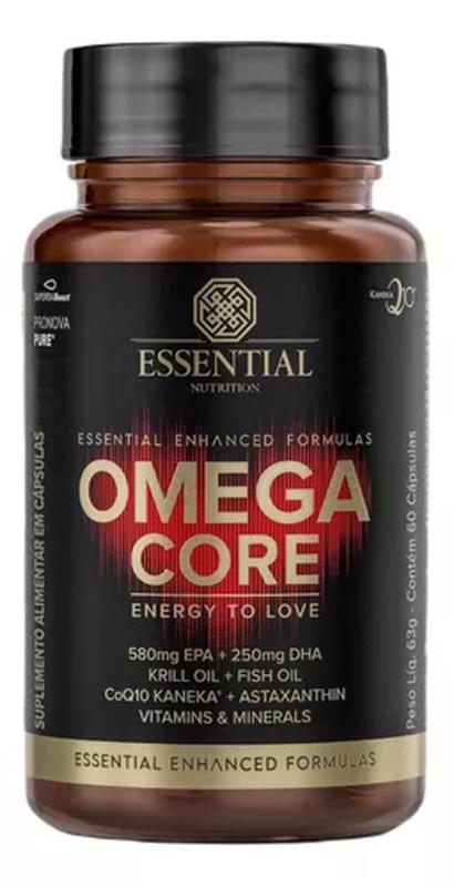Ômega Core Energy Coq10 Ômega 60 Cápsulas - Essential - Essential ...