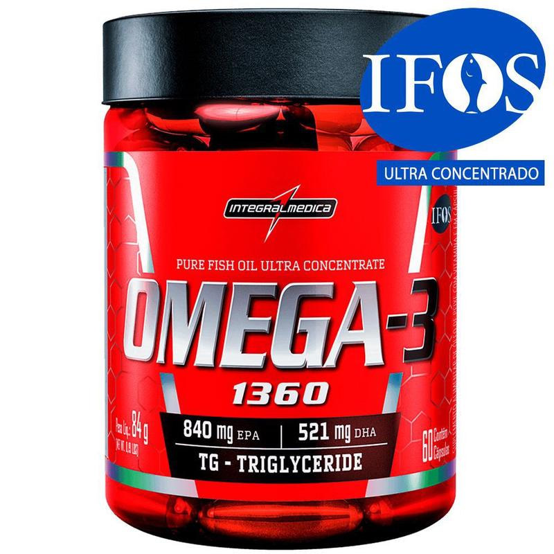 Omega TG Ultra Concentrado 1360mg Integralmédica - 60 Cápsulas - Ômega ...