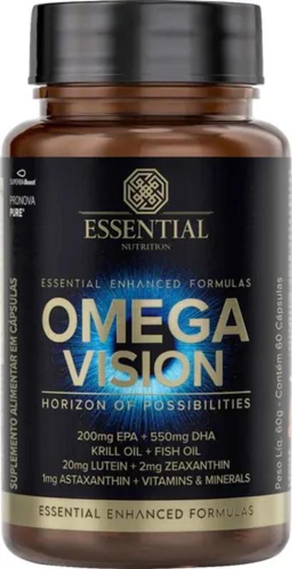 Omega Vision - Essential Nutrition 60 caps - Ômega 3 / Óleo de Peixe ...