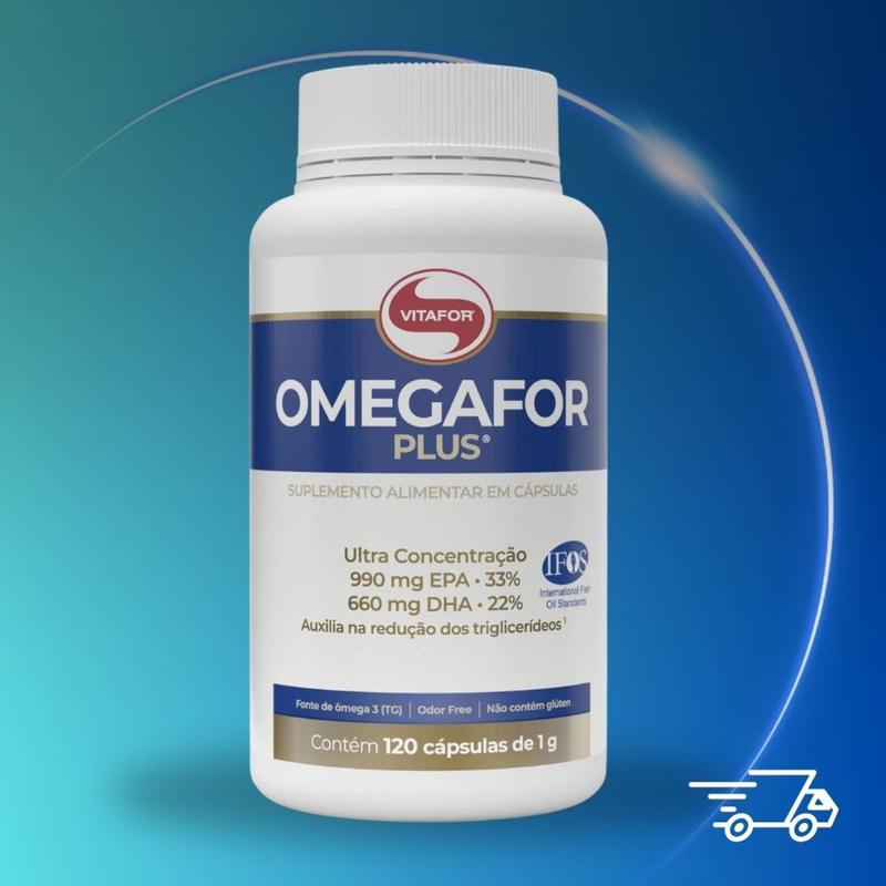 Omegafor Plus 120 Cáps Ômega 3 Ultra Concentrado - vitafor - Ômega 3 ...