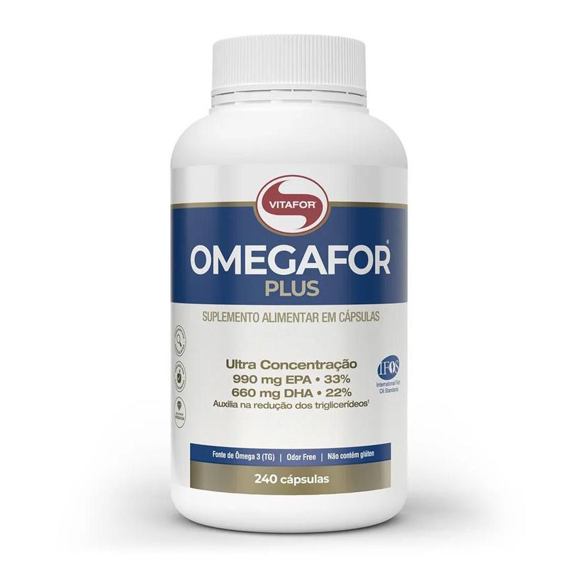 Omegafor Plus Vitafor Ultra Concentração Omega 3 1000mg - Ômega 3 ...