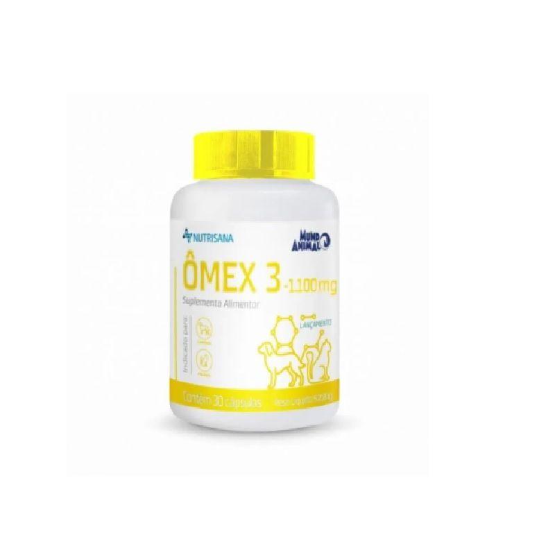 Omex 3 1100 mg Nutrisana - 30 comprimidos - Mundo Animal - Farmácia Pet - Magazine Luiza