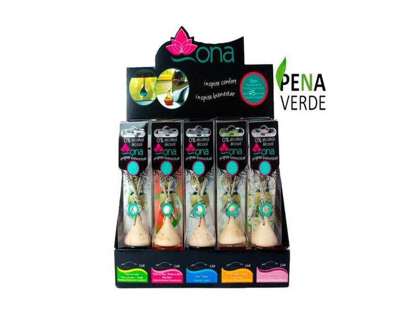 Ona 6ml Perfume Para Carro Caixa c/ 15Un Fragâncias Variadas - ONA ...